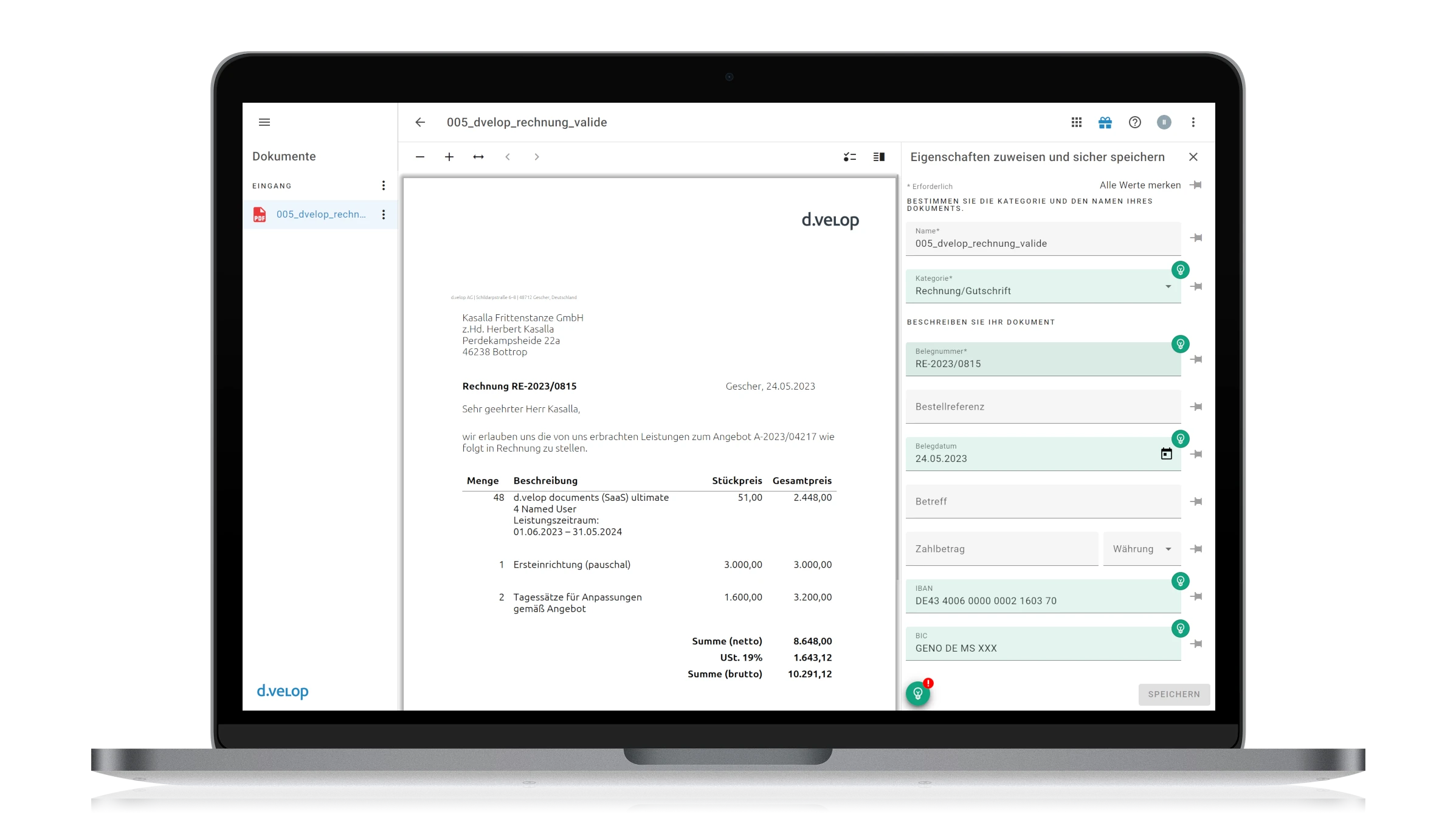 d.velop pilot (LLM) | d.velop store