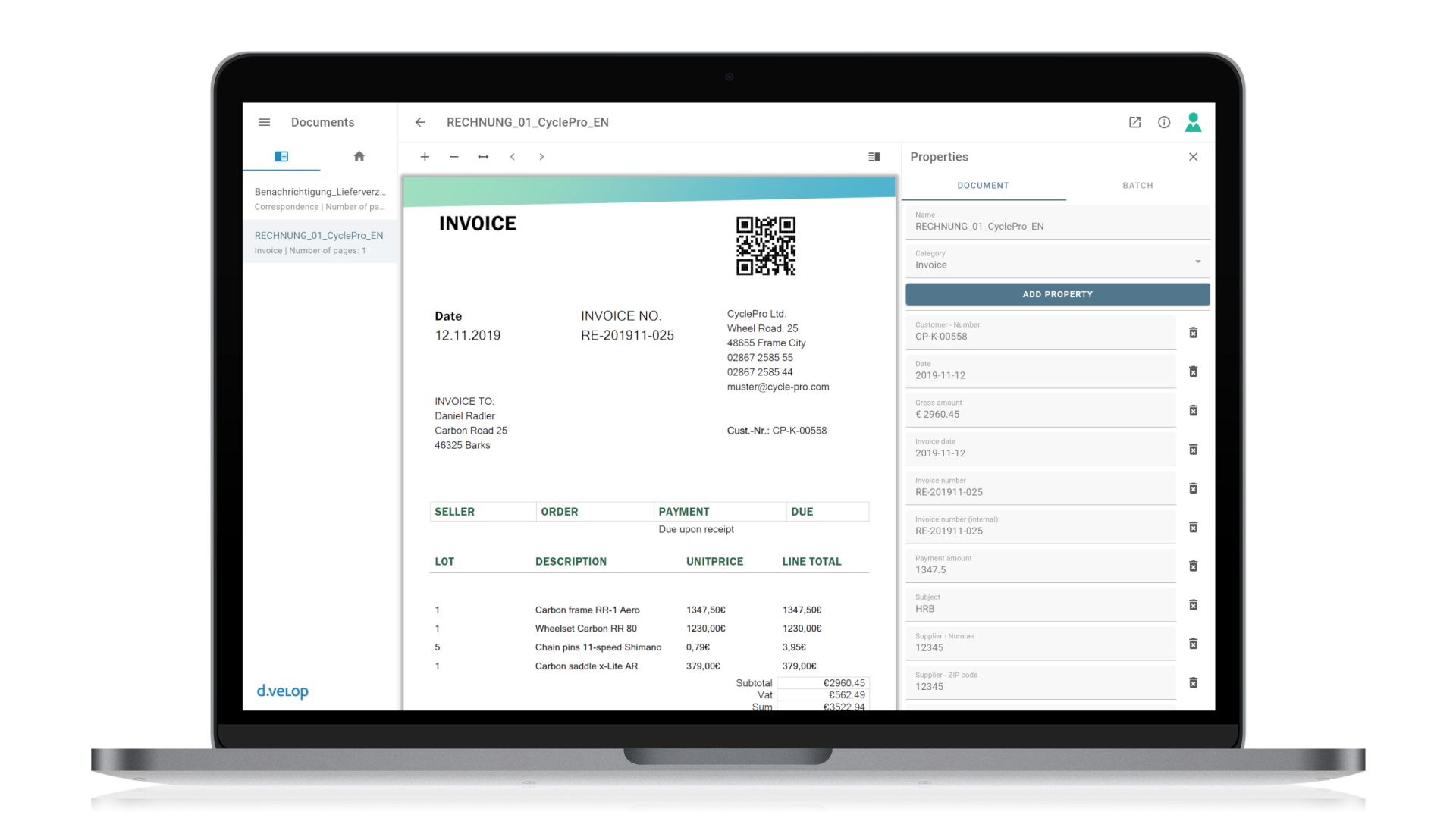 d.velop inbound scan | d.velop store