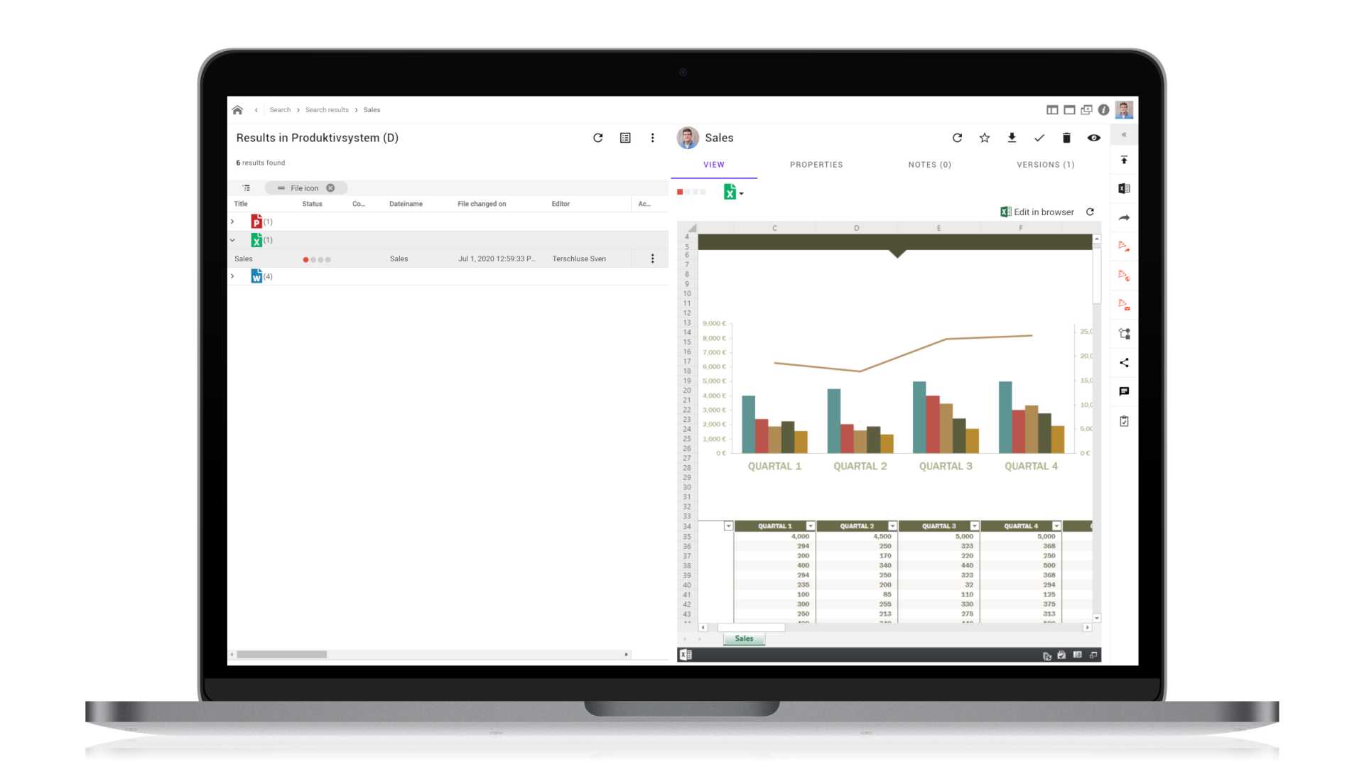Microsoft 365™ Office apps integration | d.velop store