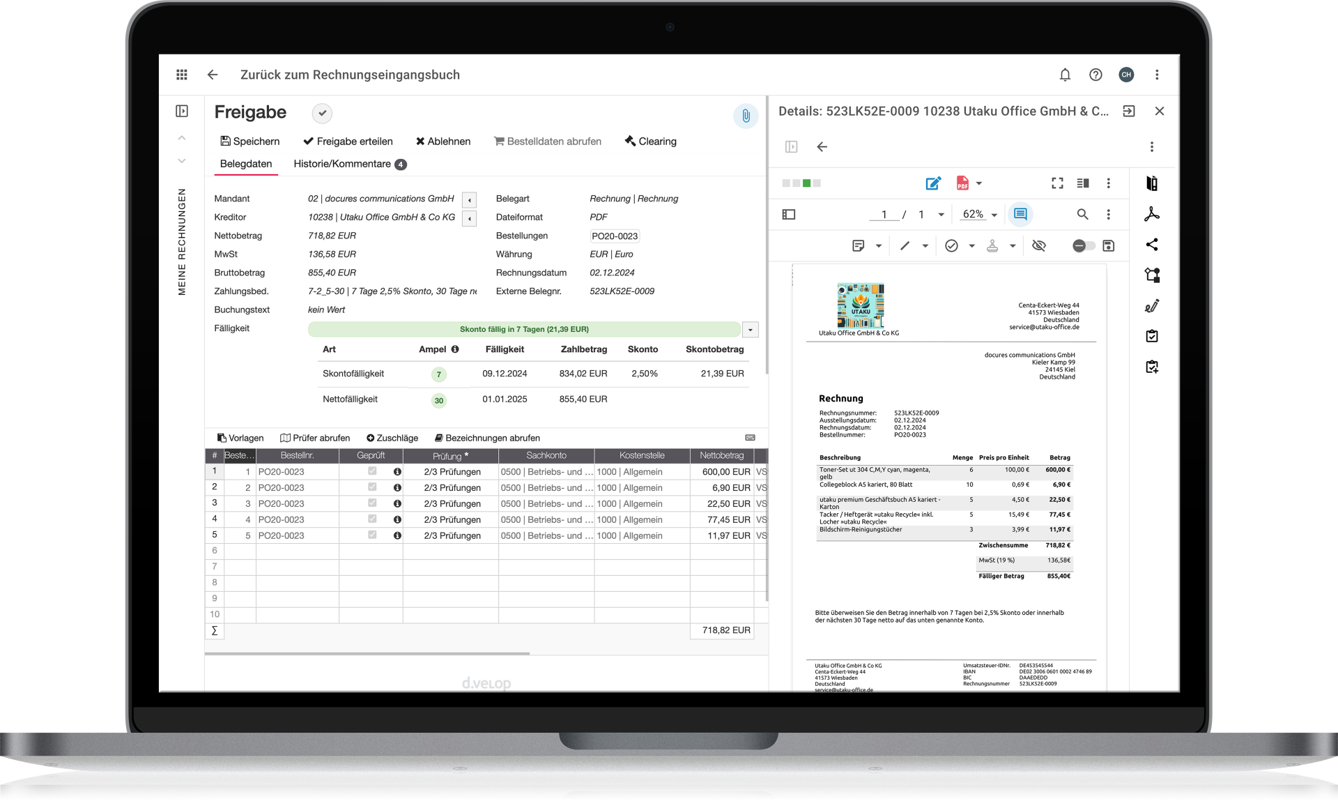 d.velop invoices for Sage 100 | d.velop store