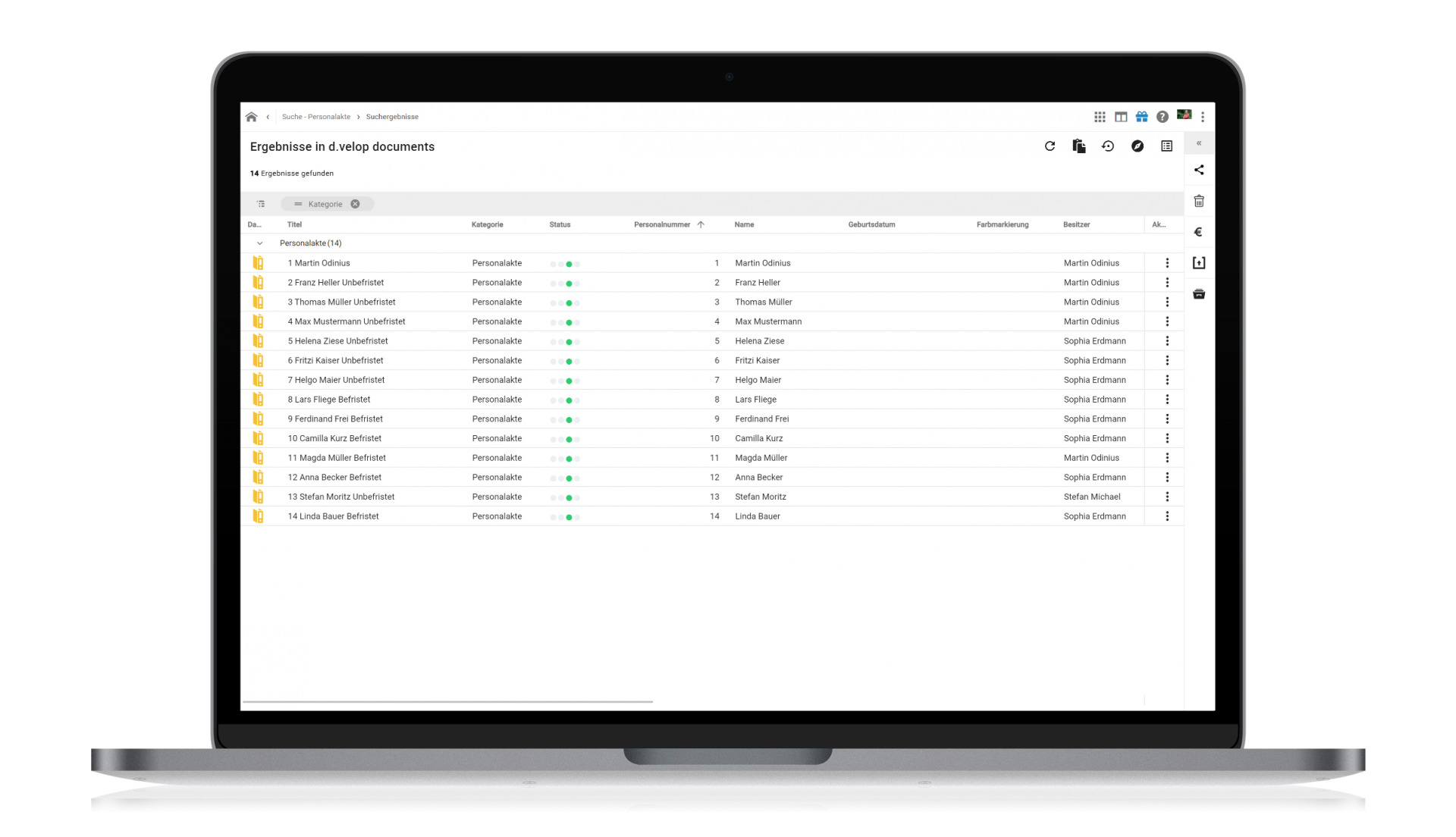 ecm:one Digitale Personalakte für DATEV | d.velop store