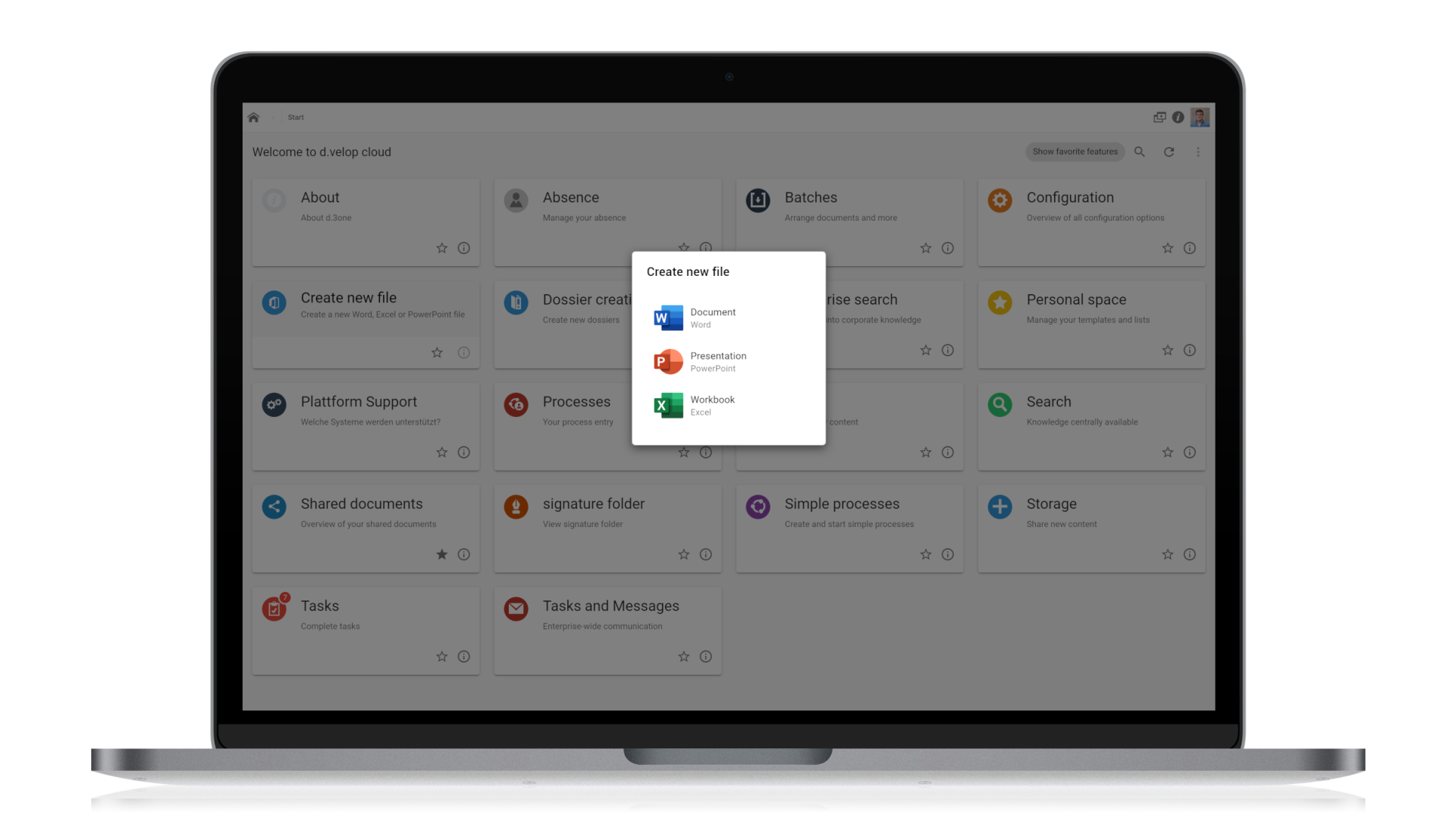 Microsoft 365™ Office apps integration | d.velop store