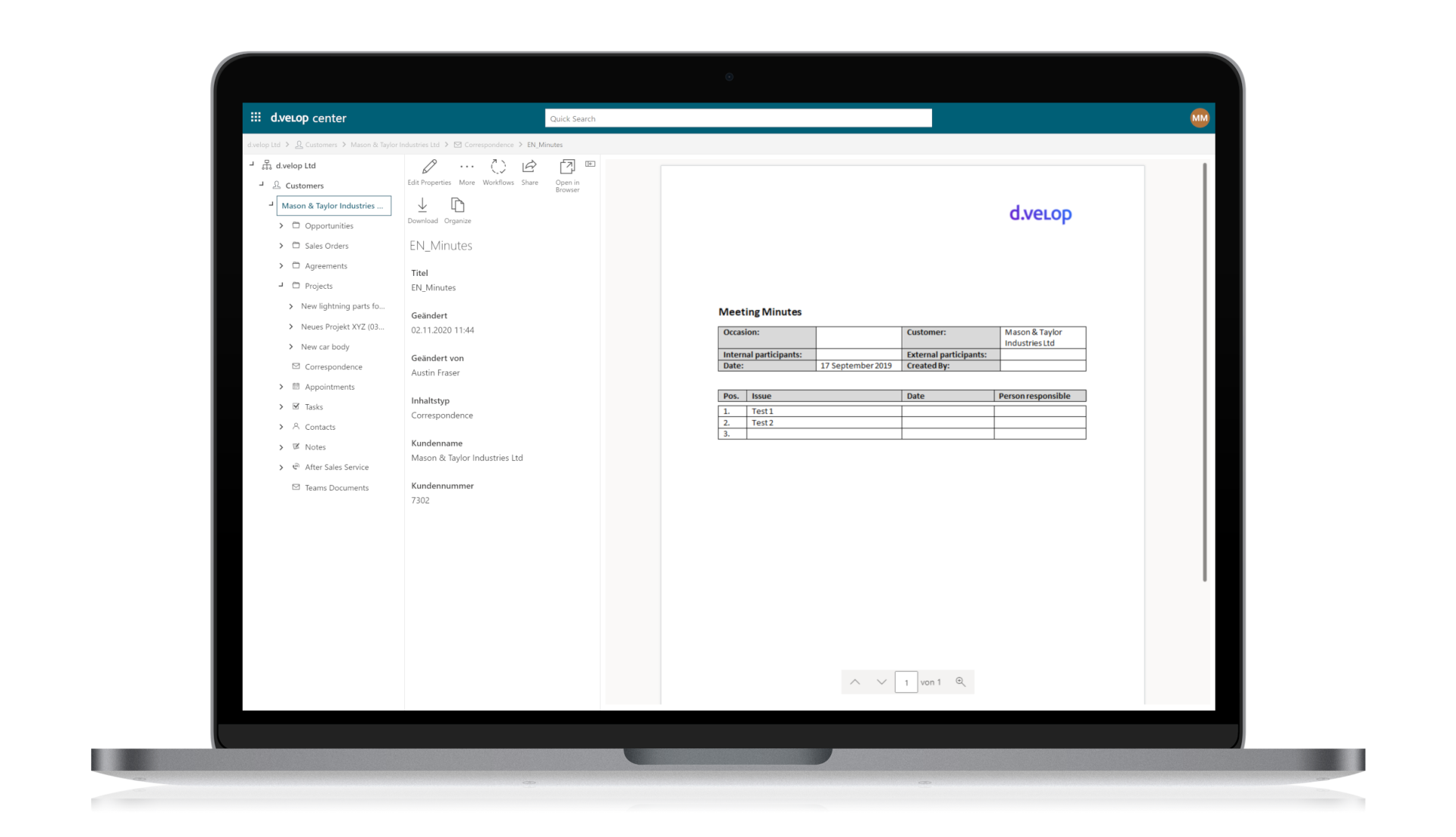 d.velop documents for Microsoft 365 | d.velop store