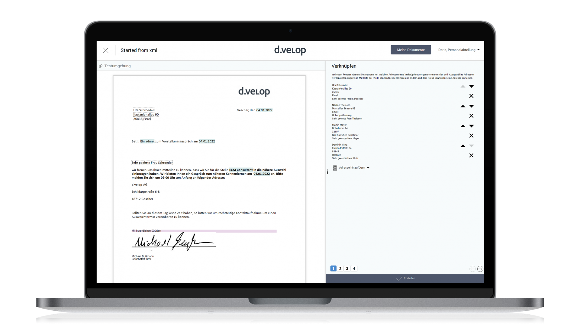 d.velop template management | d.velop store