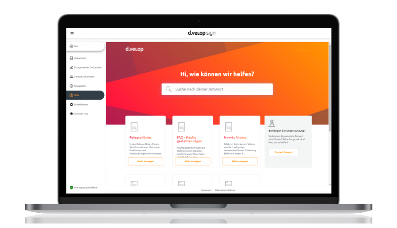 d.velop sign | d.velop store